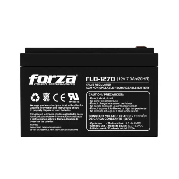 Forza FUB-1270 12V 7.0Ah UPS Backup Battery | Sealed 12V/7Ah ...
